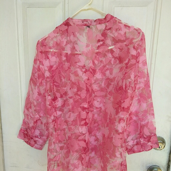 Elementz | Tops | Elementz Pink Blouse | Poshmark